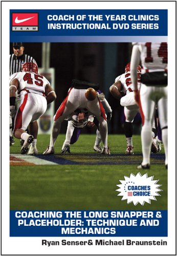 Amazon.com: Coaching the Long Snapper & Placeholder: Technique and ...