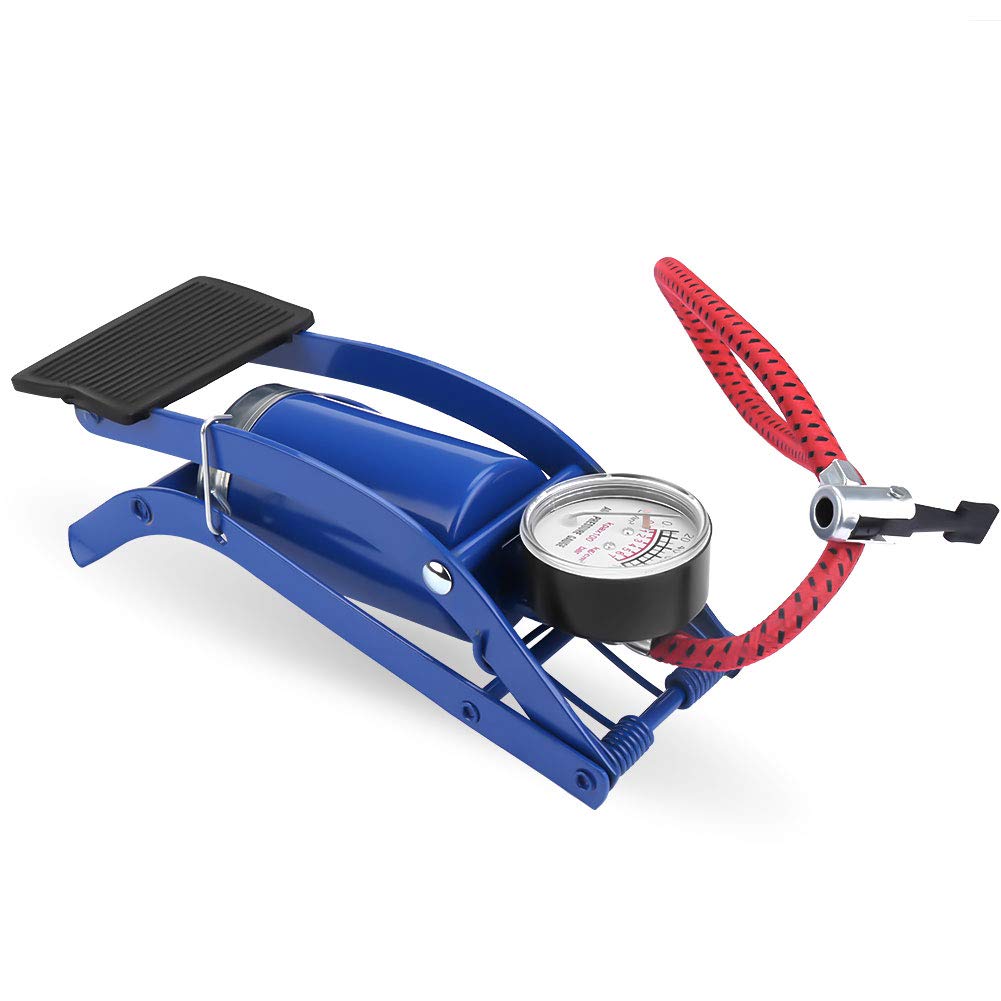 High Pressure Foot Pump Bike Motorbike Inflation Pump With Pressure ...