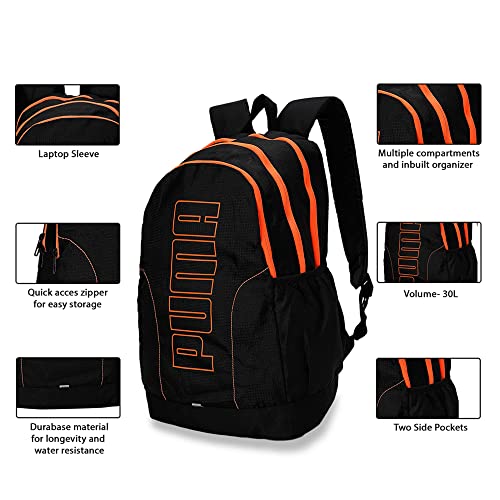 Buy Puma Unisex-Adult Core Backpack, Black (9018301) at Amazon.in