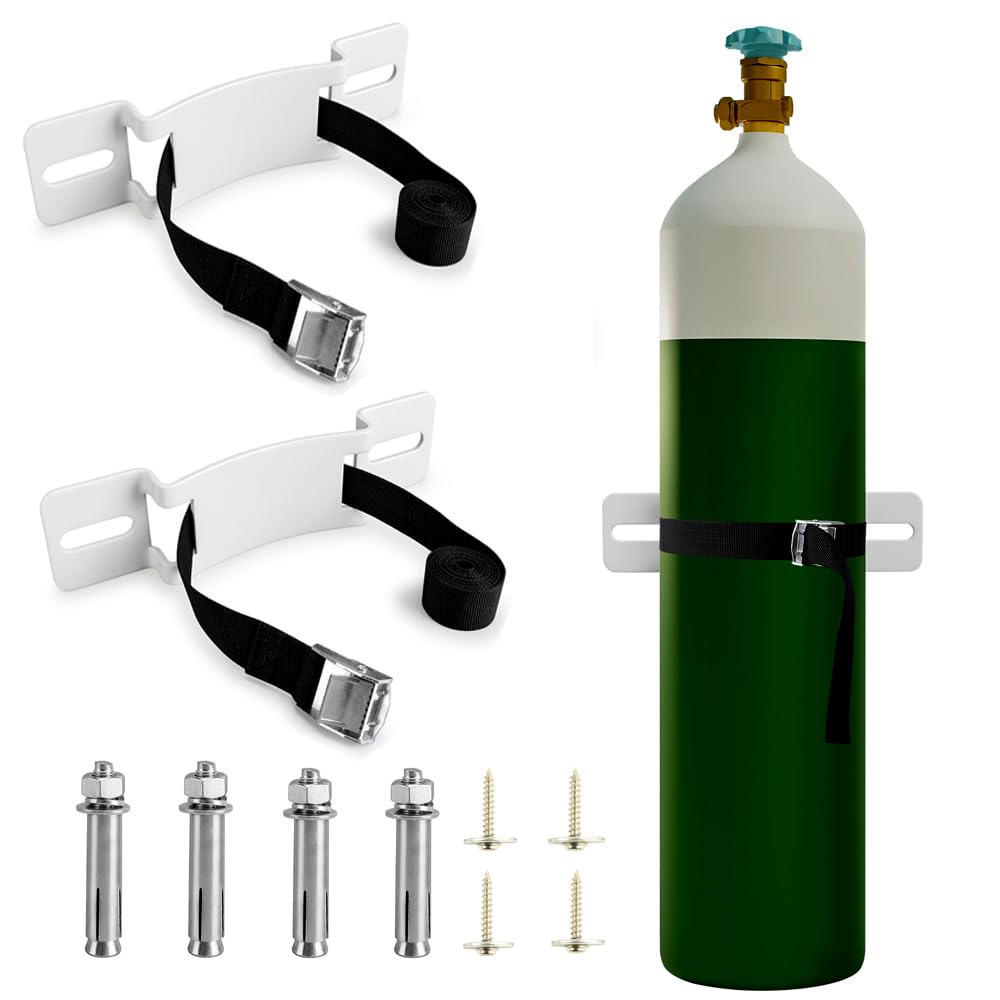Wall Mount Cylinder Holders Polyethylene Gas Cylinder Wall Brackets