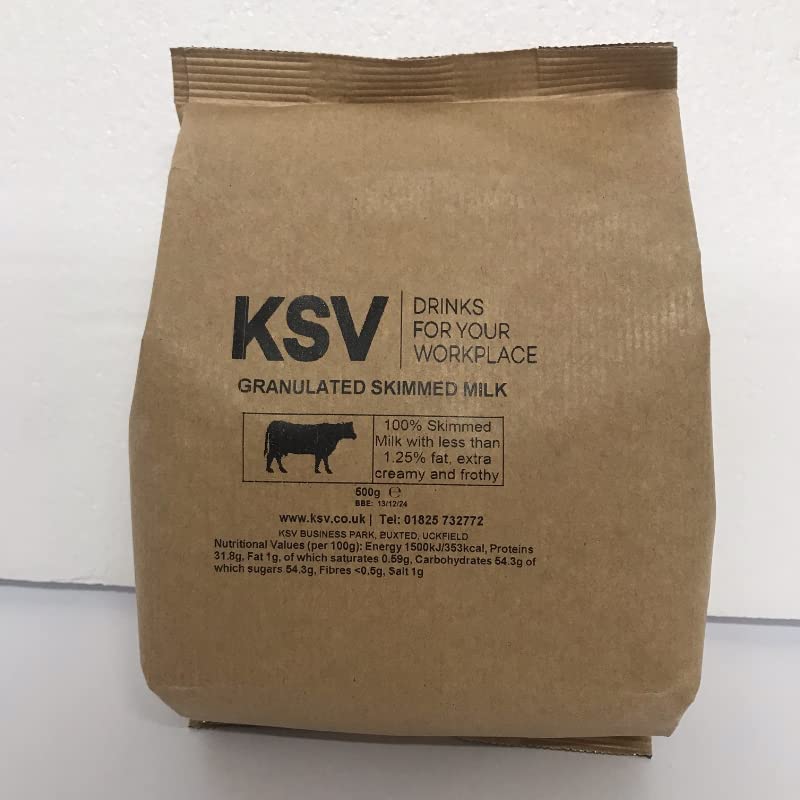 CASE OF 10 BAGS OF 500G GRANULATED SKIMMED MILK : Amazon.co.uk: Grocery