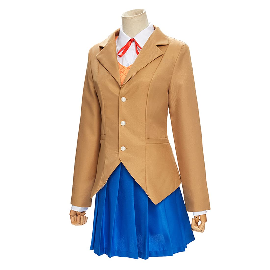 Xsuper Anime Doki Doki Literature Club Cosplay Outfit With Coat ...