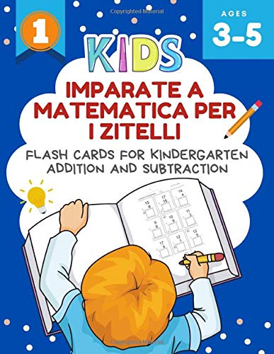 Buy Imparate A Matematica Per I Zitelli Flash Cards for Kindergarten ...