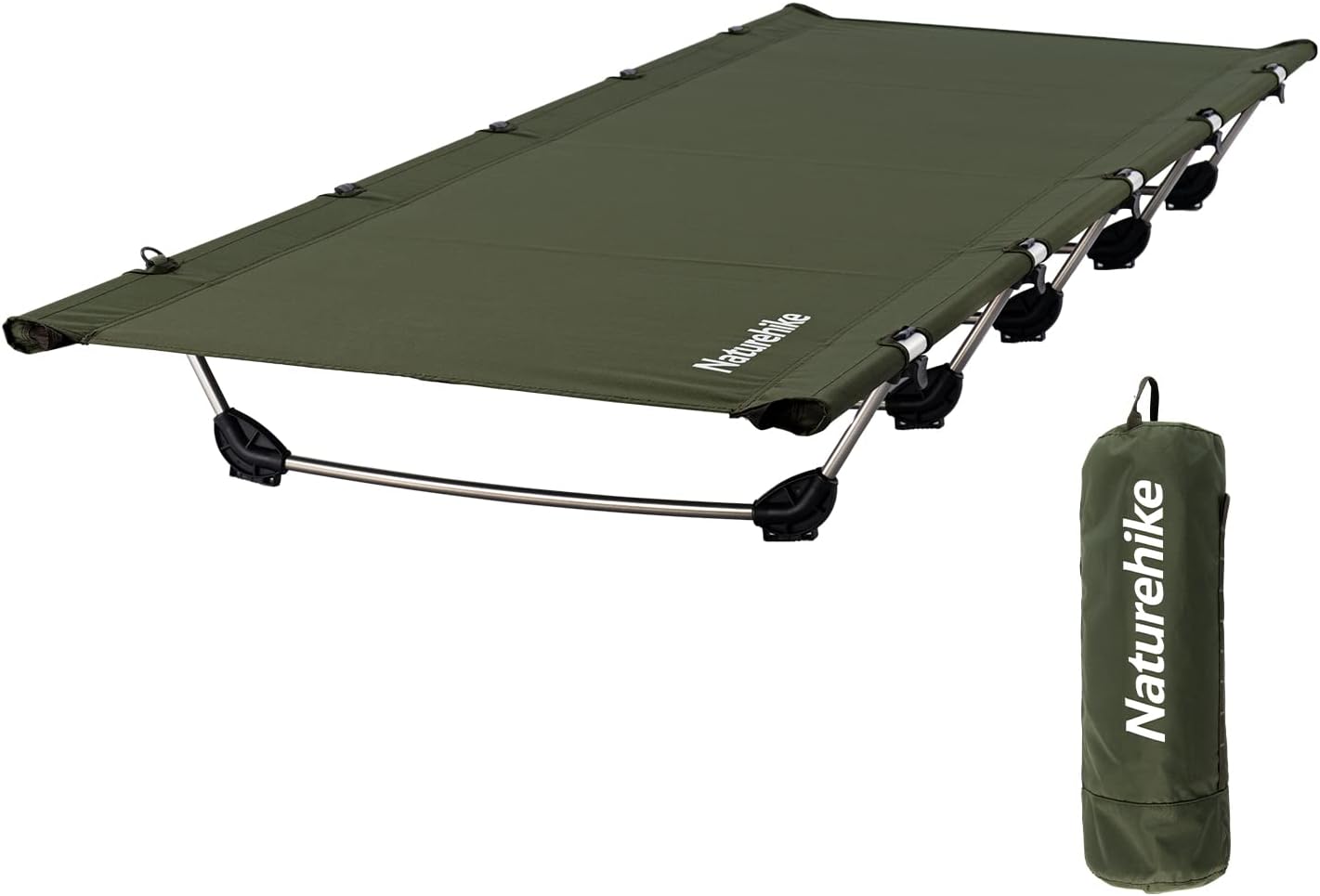 FE Active Camping Folding Cot - Compact, Strong & Sturdy Ultralight ...