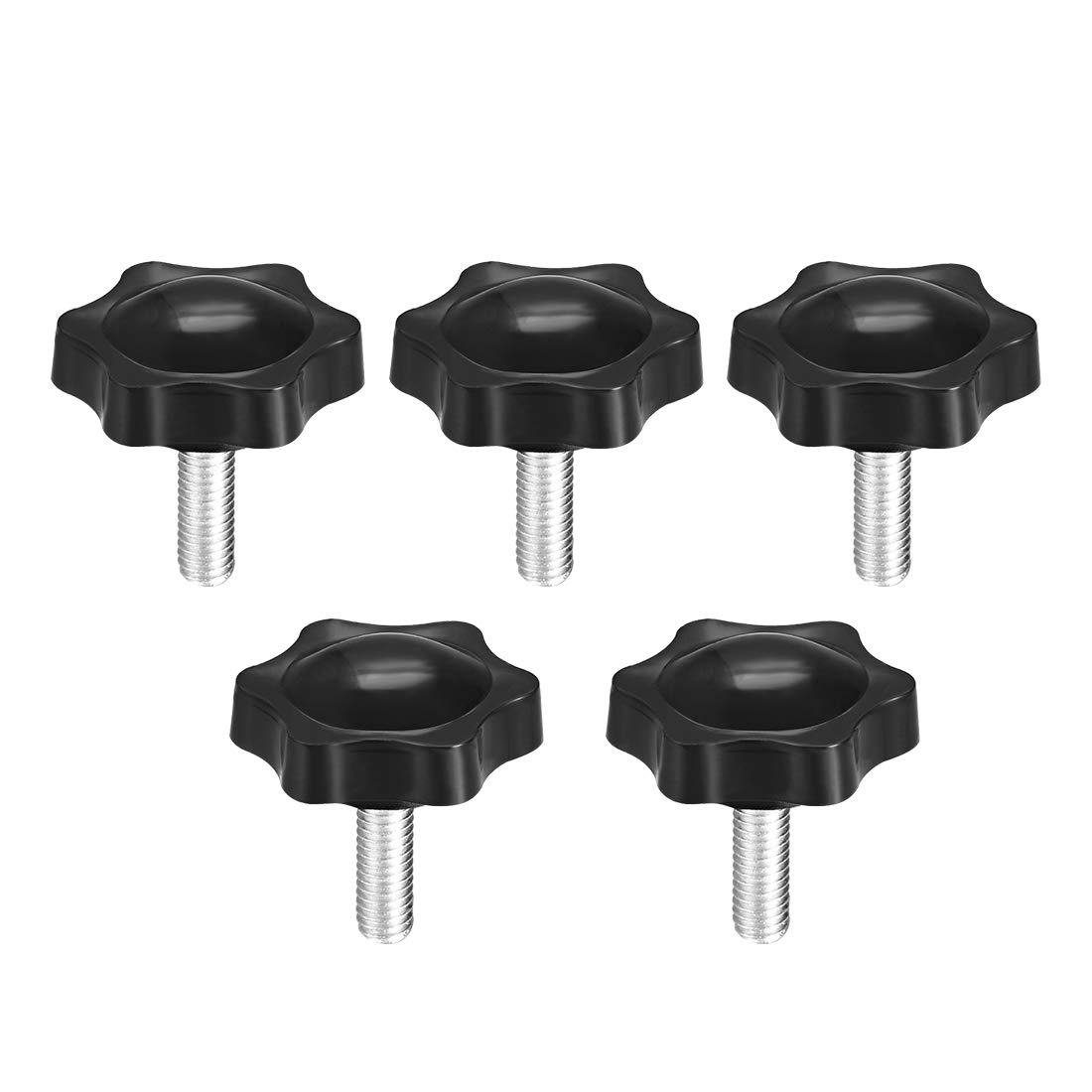 Amazon.com: uxcell Clamping Handle Screw Knobs Handle Star Knob M6 x ...