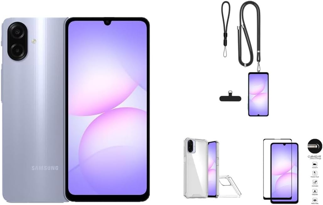 Amazon.com: Samsung Galaxy A07 4G AI (128GB + 4GB) 6.7" Dual SIM Intl ...