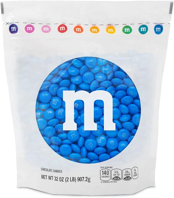 Amazon.com: M&M'S Class of 2024 Dispenser, 1 lb of M&M'S Chocolate ...