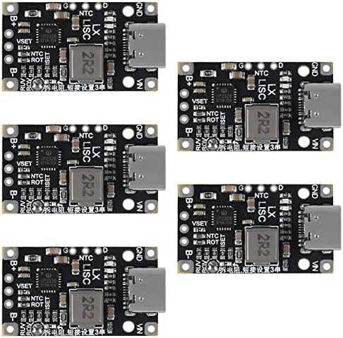 Amazon.com: Dweii 5PCS Type-C USB 2/3S BMS 15W 8.4V 12.6V 1.5A Lithium ...