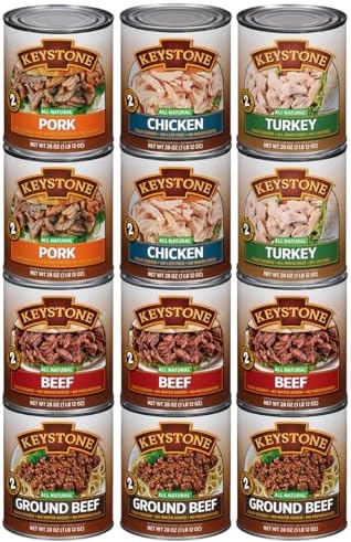 Amazon.com : Keystone Meats Variety Pack – 12 Cans of All Natural Fully ...