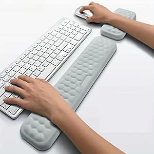 SHOPVILLA Soft Gel Memory Foam Ergonomic Wrist Rest, Slip Resistant ...