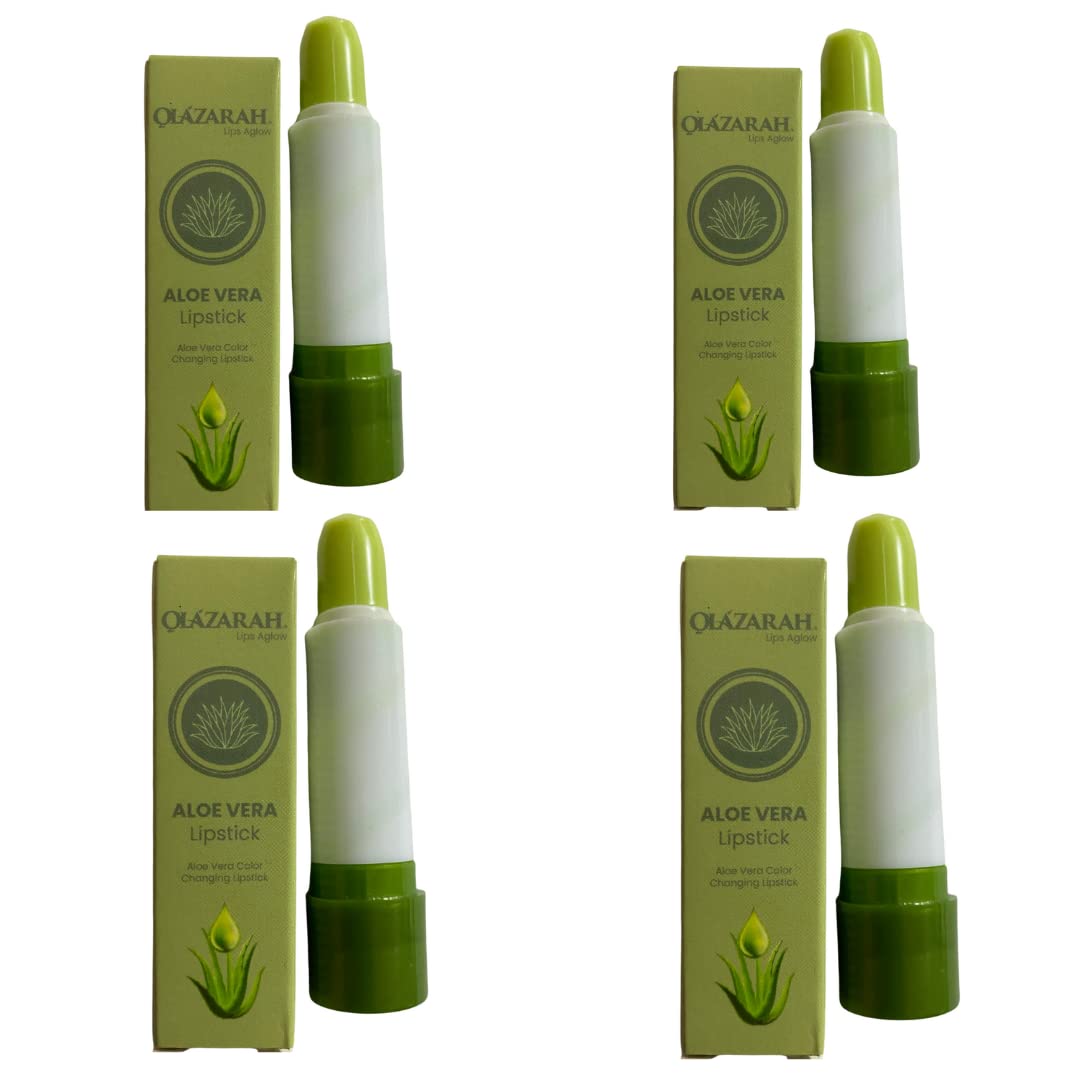 Amazon.com : Aloe Vera Lipstick Long Lasting Nourishing Soothing Lip ...