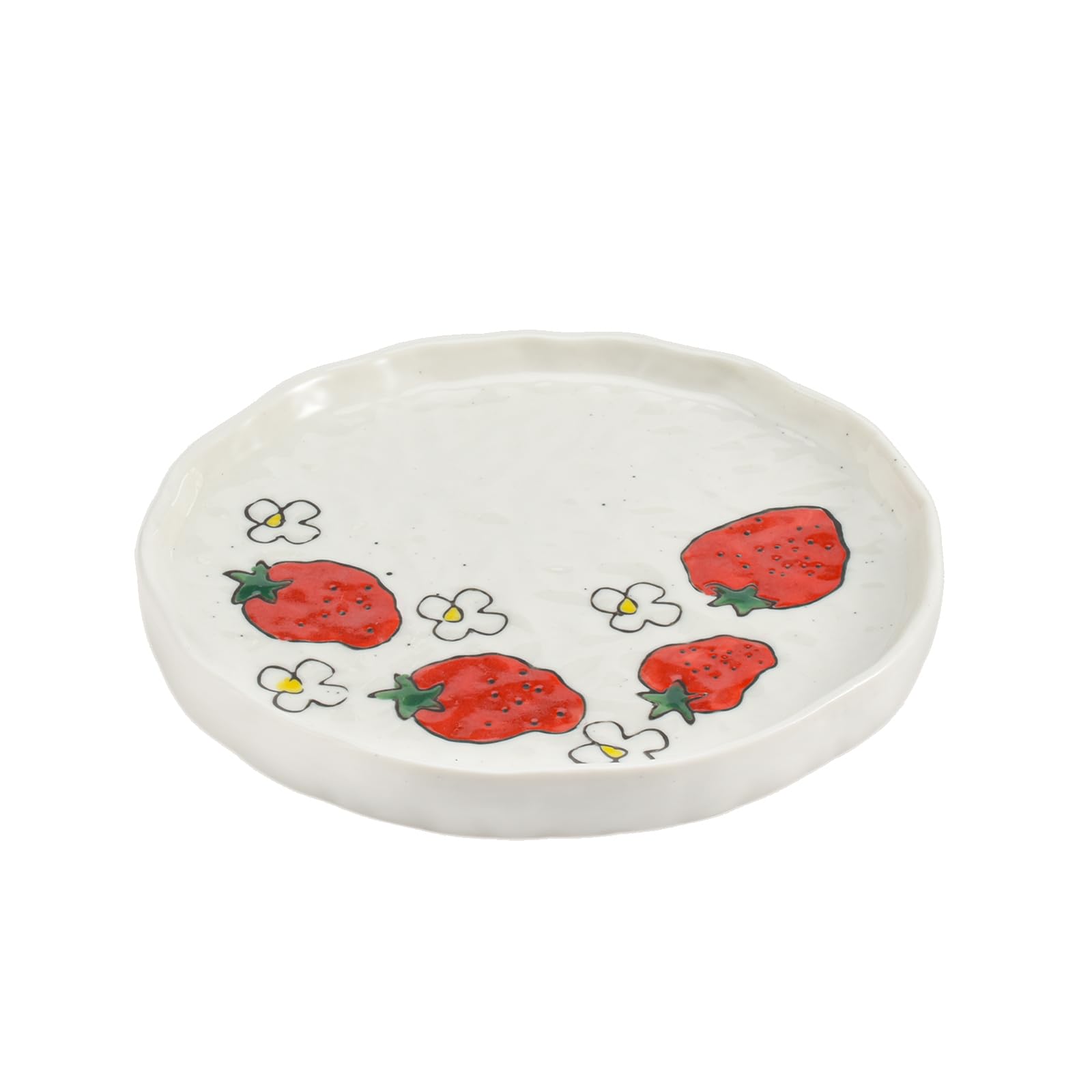 Amazon.com | Koythin Ceramic Dinner Plate, Cute Strawberry Creative ...