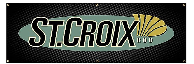Amazon.com: ST. CROIX RODS FISHING BANNER BASS BOAT MAN CAVE DECAL ...