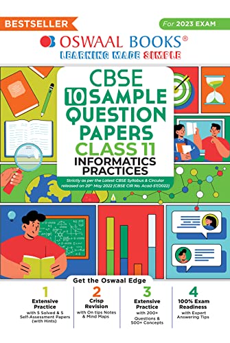 Oswaal CBSE Sample Question Papers Class 11 Informatics Practices (For 2023 Exam) eBook : Oswaal ...