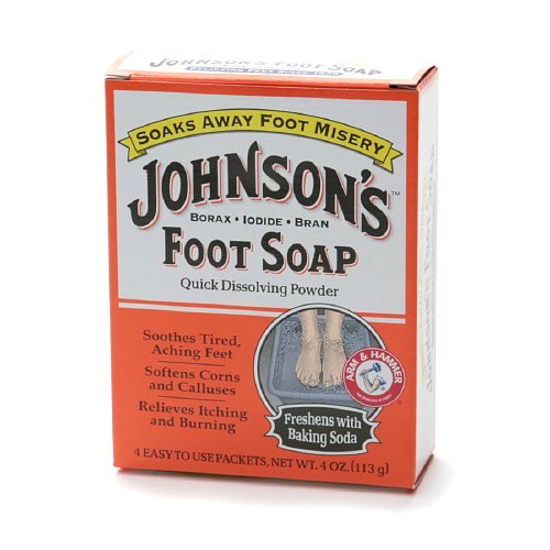Amazon.com : Johnson's Foot Soap Foot Soap, Packets 4 ea : Bath Soaps ...