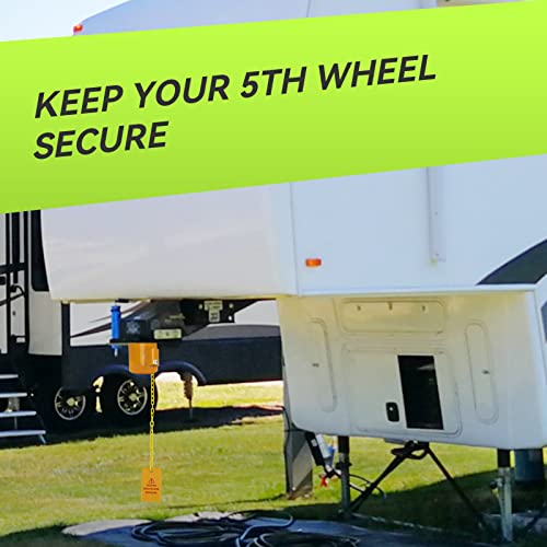 Snapklik.com : RVMATE 5th Wheel Lock, Heavy Duty Steel King Pin Lock