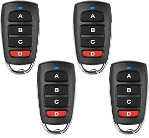 4 Pcs Universal 4 Button Clone Cloning Copy Code Car Key Duplicator ...
