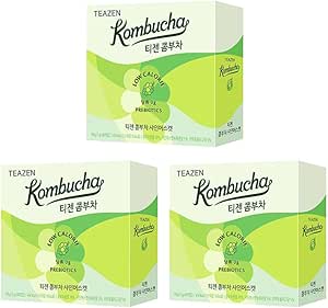 Amazon.co.jp: 【TEAZEN】ティーゼン コンブチャ 150g (5g×30個入り) 3個セット シャインマスカット : 食品・飲料・お酒