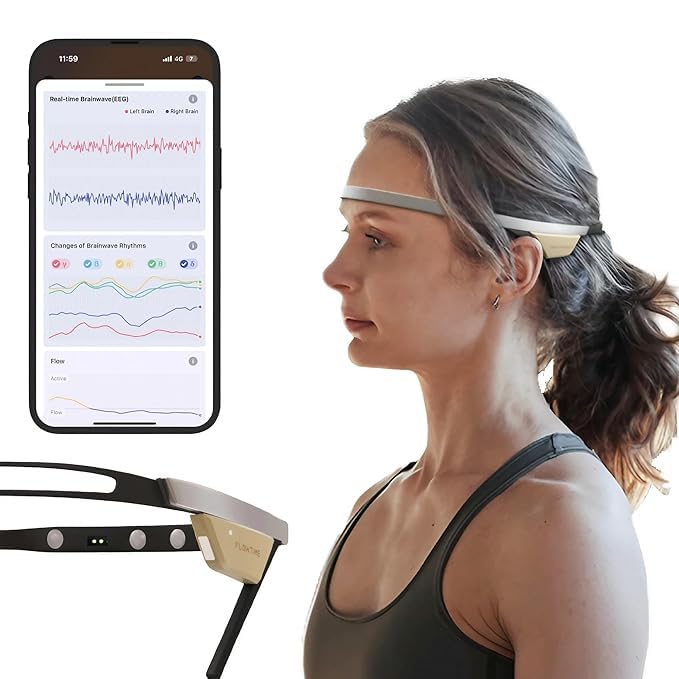 Buy Flowtime Biosensing Meditation Headband with Heart Rate and ...
