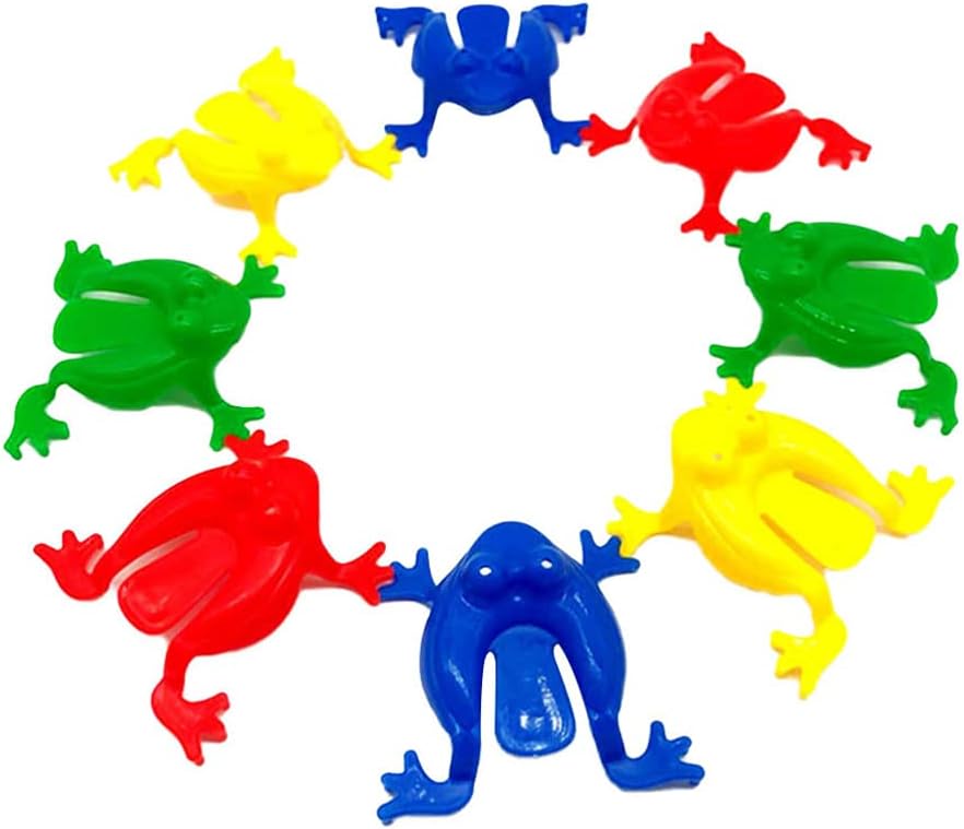 Toddmomy 36Pcs Jumping Plastic Frog Jumping Toys Sensory Toys Party ...