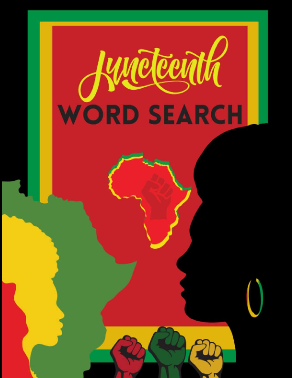 Juneteenth Word Search: 30 Large Print Puzzle For Juneteenth Day Word ...