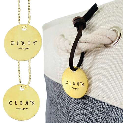 Amazon.com: Clean & Dirty Laundry Hanging Basket Hamper Labels | Set of ...