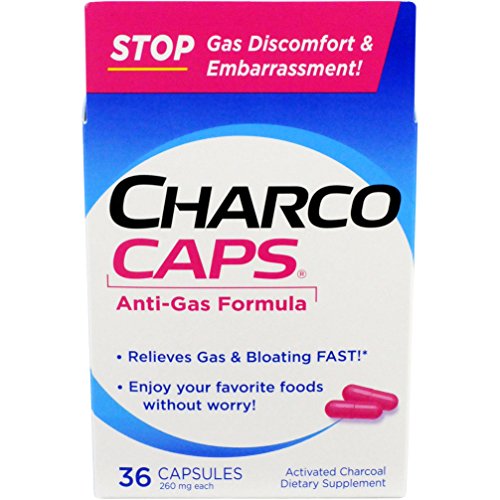 Snapklik.com : DSE Charcocaps Dietary Supplement Anti-Gas Formula, 36 Count