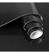 Abyssaly Black Wallpaper Sticky Back Plastic Vinyl Wrap Self Adhesive ...