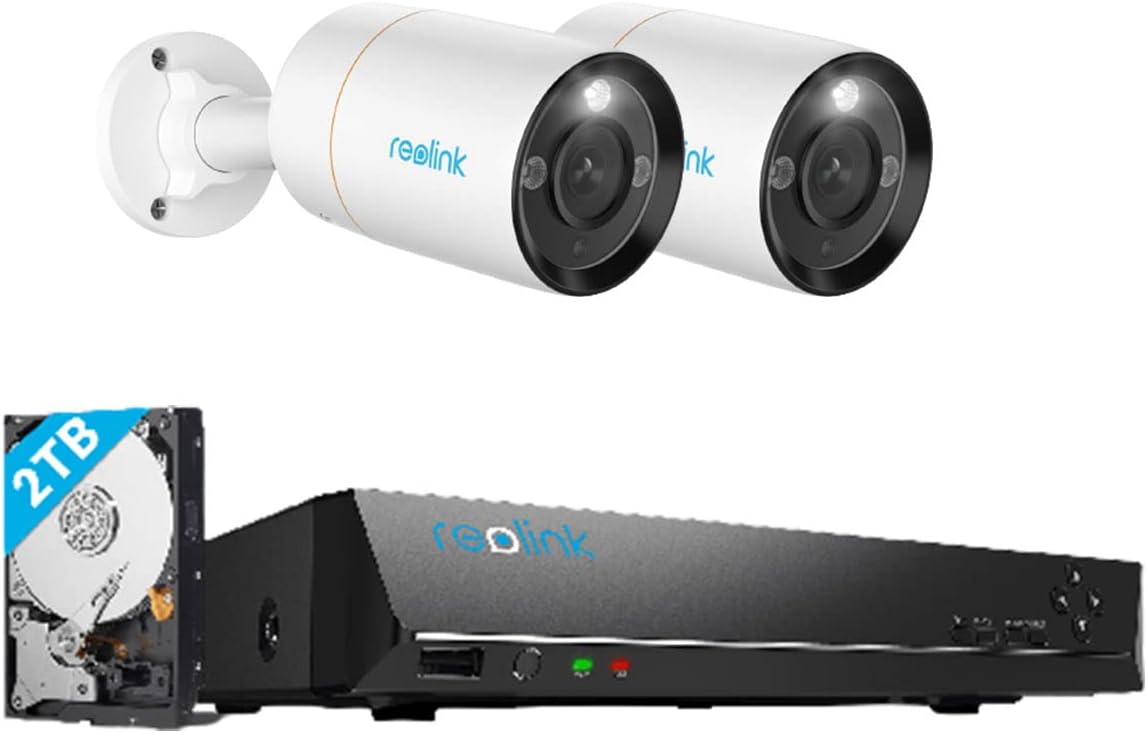 Amazon.com : REOLINK 12MP PoE IP Camera Outdoor, Bullet Surveillance ...