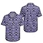 99TIMORO Comics Character Hawaiian Shirt, Cartoon Movie Themed Button ...
