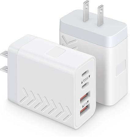 Amazon.com: 40W USB C Charger Block | 4-Port Fast Charging Blocks (2 ...