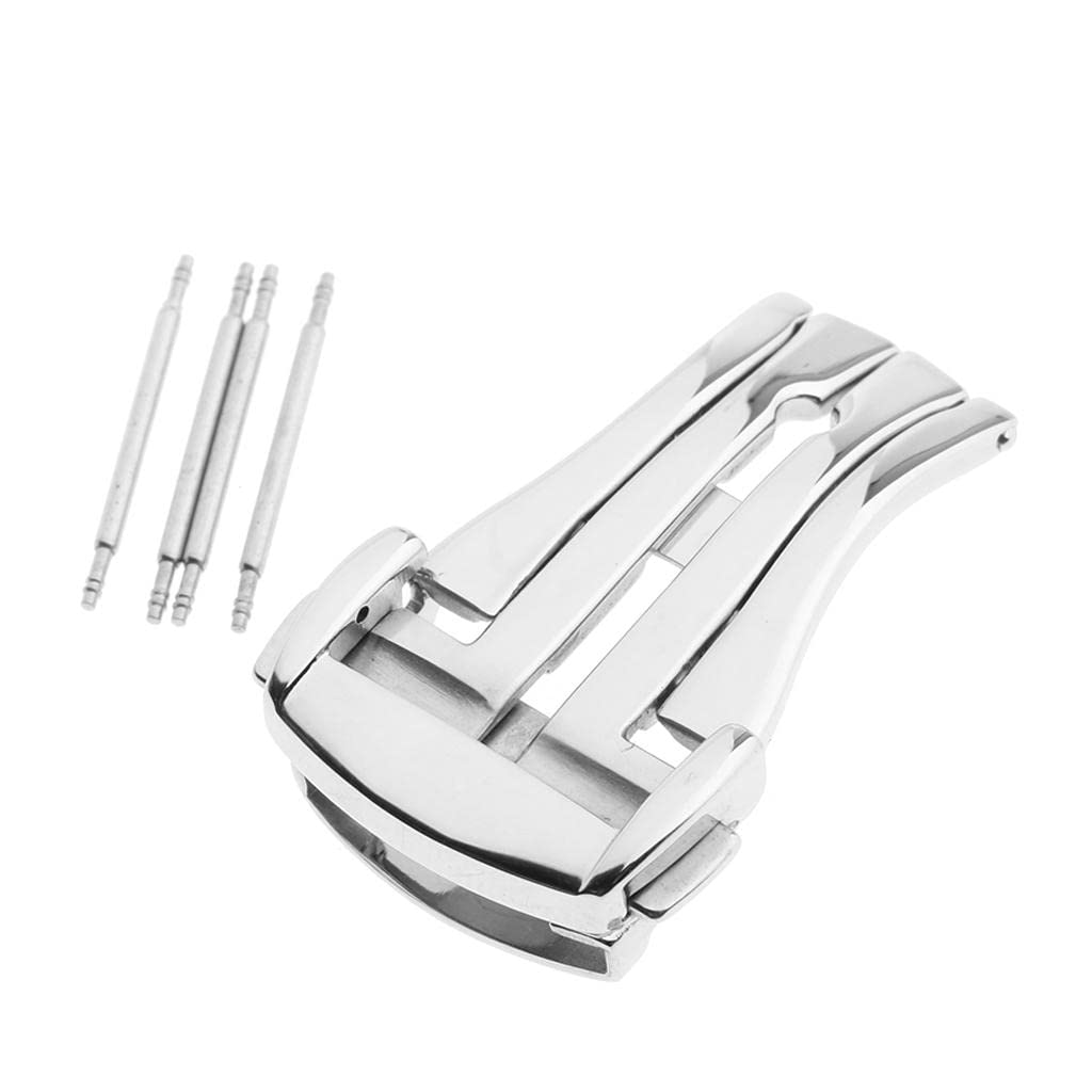 ATORSE® Stainless Steel Push Fold Deployment Clasp Watch Band Strap ...