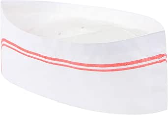 Amazon.com: MIDELONG Soda Jerk Paper Cap, Retro Diner Chef Hat Food ...