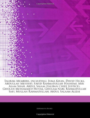 Amazon | Articles on Taliban Members, Including: Juma Khan, David Hicks ...