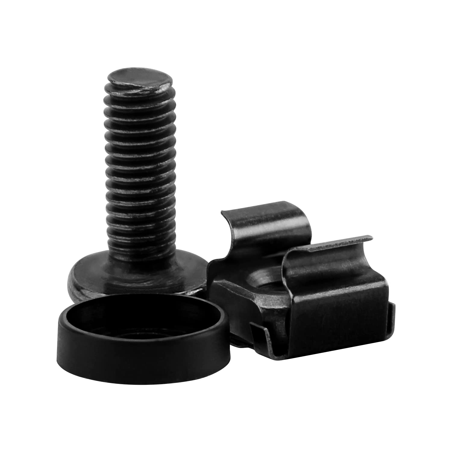 Buy Leadrise 50-Pack M6 x 16mm Computer Rack Mount Cage Screws and Nuts ...