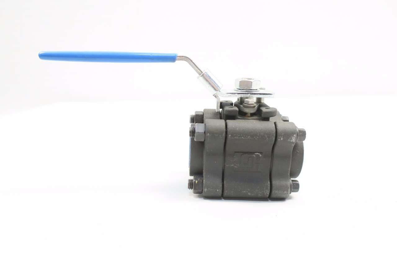 JAMESBURY 4B 22HB RTB1 STEEL THREADED BALL VALVE 3/4 IN NPT D566343 ...