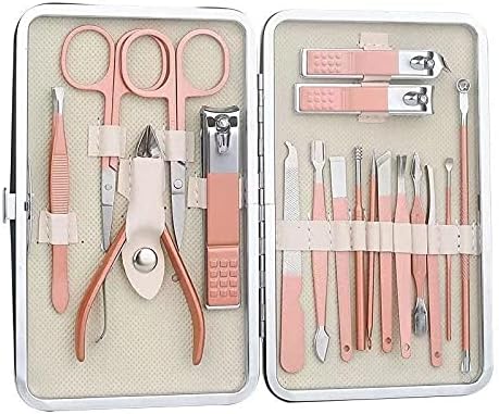 Amazon.com: SISLNI Professional Nail Clipper Set Stainless Steel ...