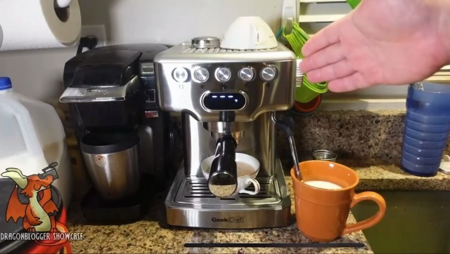 Watch Making Espresso with Geek Chef Espresso Maker on Amazon Live