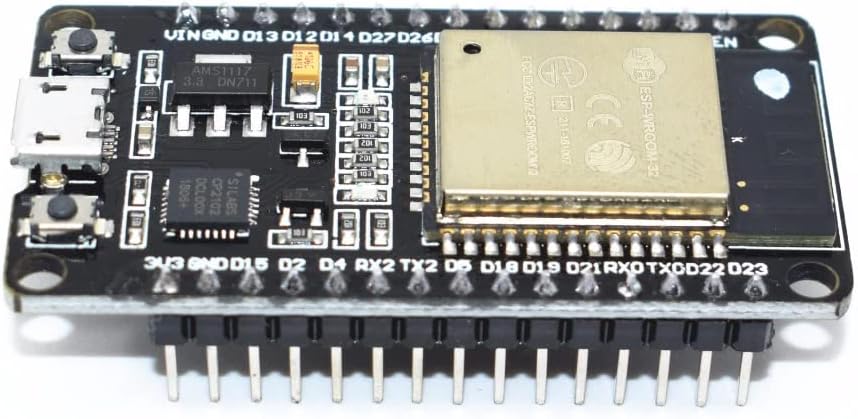 Amazon.com: ESP-WROOM-32 Microcontroller / Development Board with 2 ...