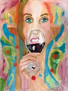 Amazon.com: Cabernet Mosaic by William Stidham Figurative Canvas Art ...