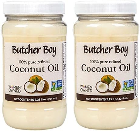 Amazon.com : Butcher Boy Coconut Oil | 100% Pure Refined | 7.25 fl oz ...