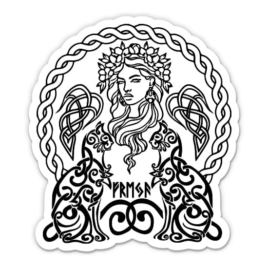 Amazon.com - Freya Sticker - 5" Laptop Sticker - Waterproof Vinyl for ...