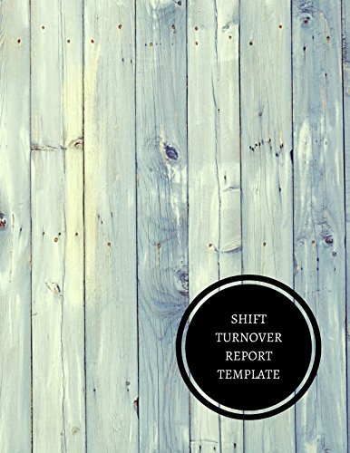 Shift Turnover Report Template: Handover Log : Buy Online at Best Price ...
