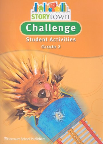 Storytown Challenge Student Activities Grade 3: Harcourt School ...