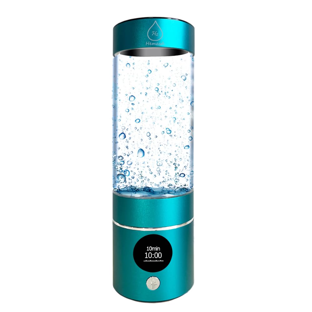Amazon.com: Hemasd Hydrogen Water Glass Bottle 4000+PPB, 4th Gen ...