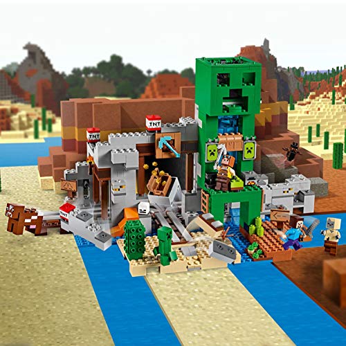 LEGO 21155 Minecraft Mine Steve Minifigure, Blacksmith, Husk, Creeper ...