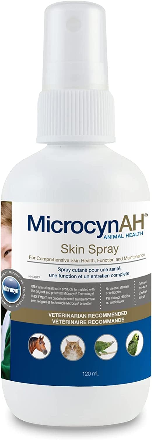 Amazon.com : MicrocynAH Wound and Skin Care, 3-Ounce : Pet Supplies