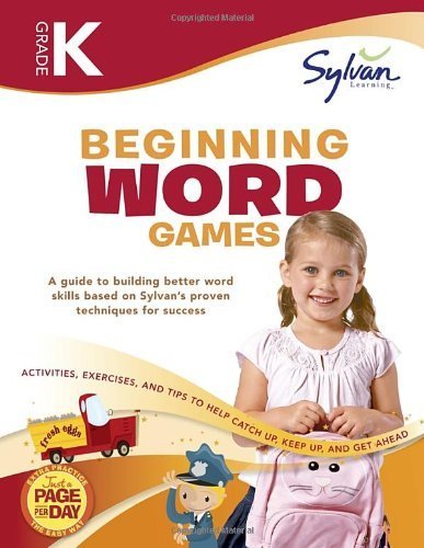 Kindergarten Beginning Word Games (Sylvan Workbooks) (Language Arts ...
