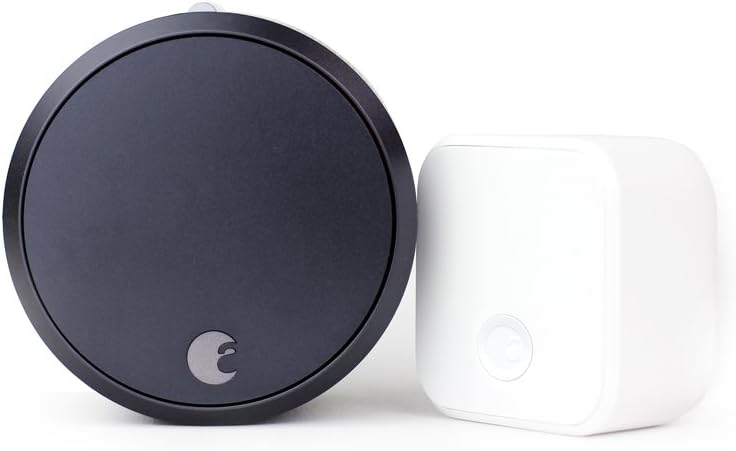 August Home Smart Lock Pro + Connect Hub - Wi-Fi Smart Lock for Keyless ...