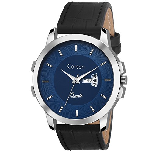 CARSON Analogue Blue Dial Men's Watch - Cr7116 : Amazon.in: Fashion